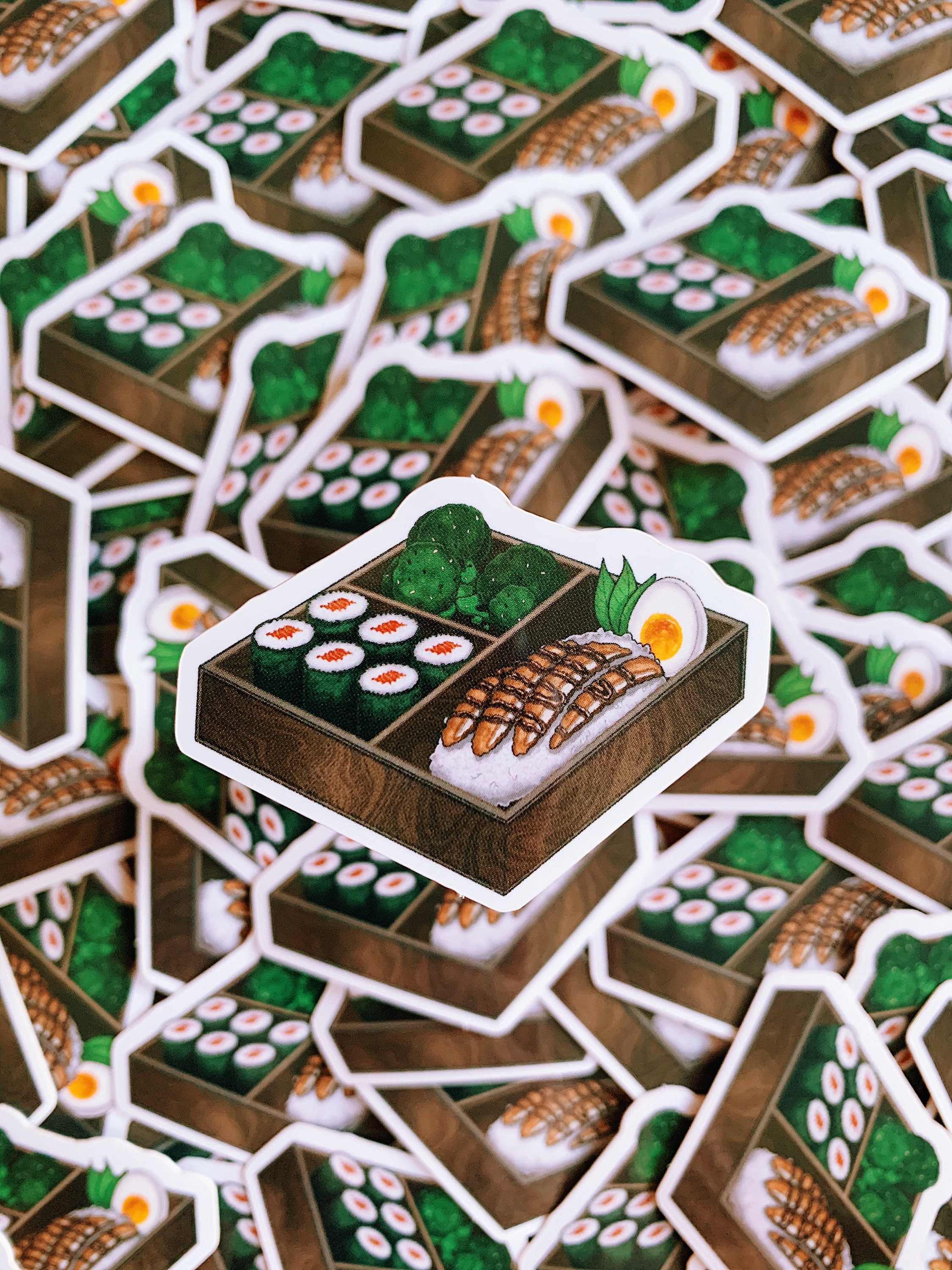 Mini Bento Box Sticker - Etsy