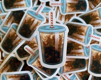 Cold Brew Sticker - Etsy