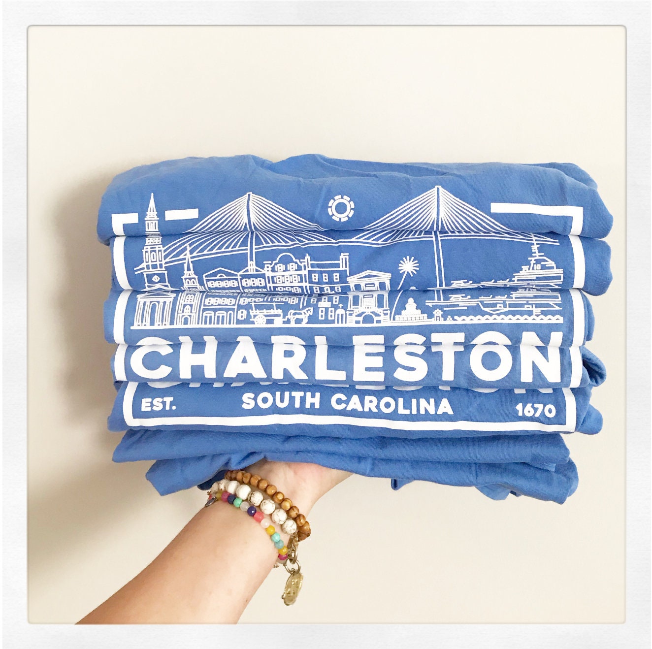 Charleston Pocket T-shirt by Carolina Forever - Etsy