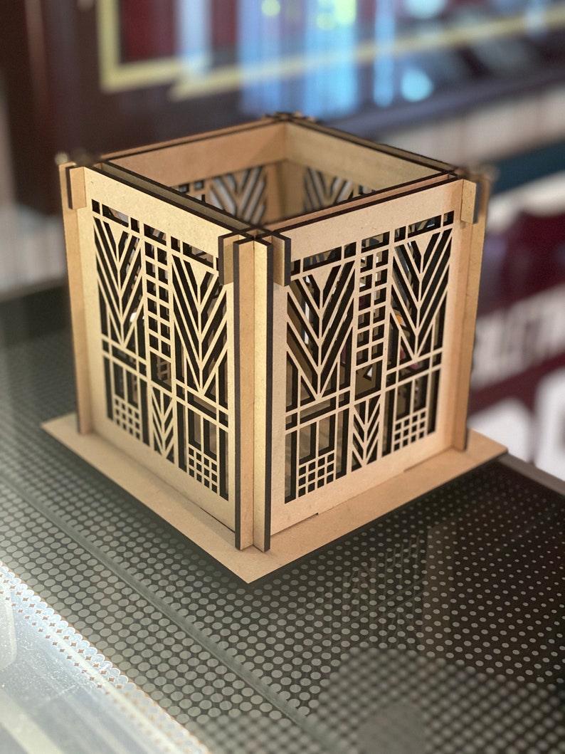 Wood Luminary - Etsy