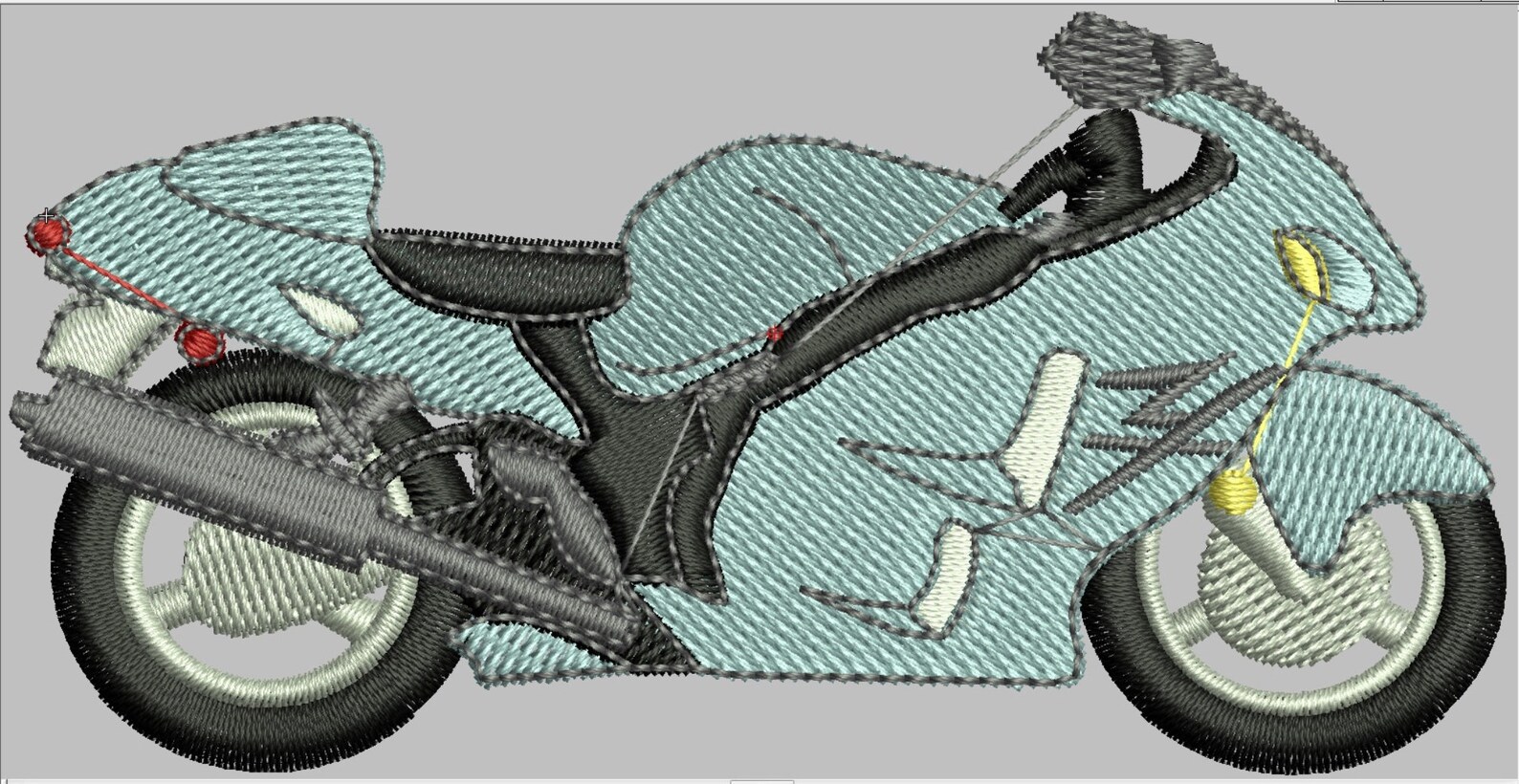 Set of 5 Motorcycles Embroiderys Designs Machine Embroidery - Etsy