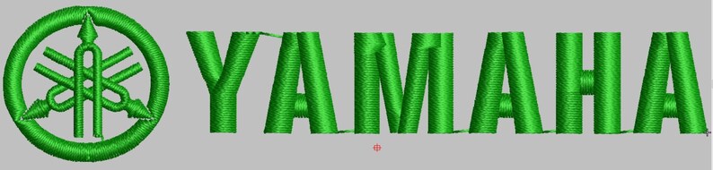 Set of 6 Yamaha Motor Logo Embroiderys Designs Machine - Etsy