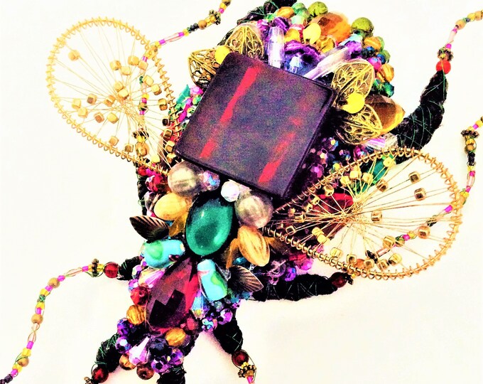 Rainbow Bug Sculpture Wall Art Decor Entomology Decor Insect Sculpture ...