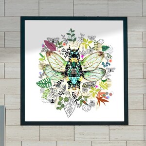 Printable Bug Wall Art - Instant Download Insect Poster - Bedroom Wall ...