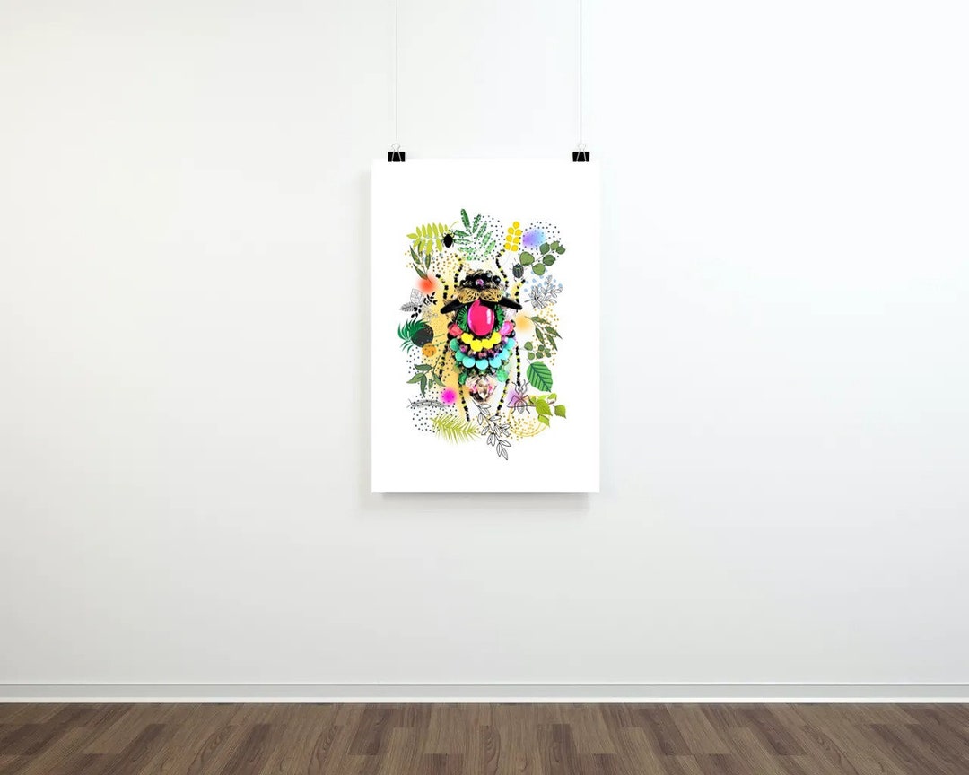 Printable Bug Wall Art Instant Download Insect Poster Botanical Prints ...
