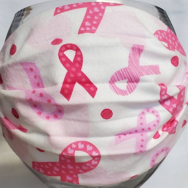 Breast Cancer Mask - Etsy