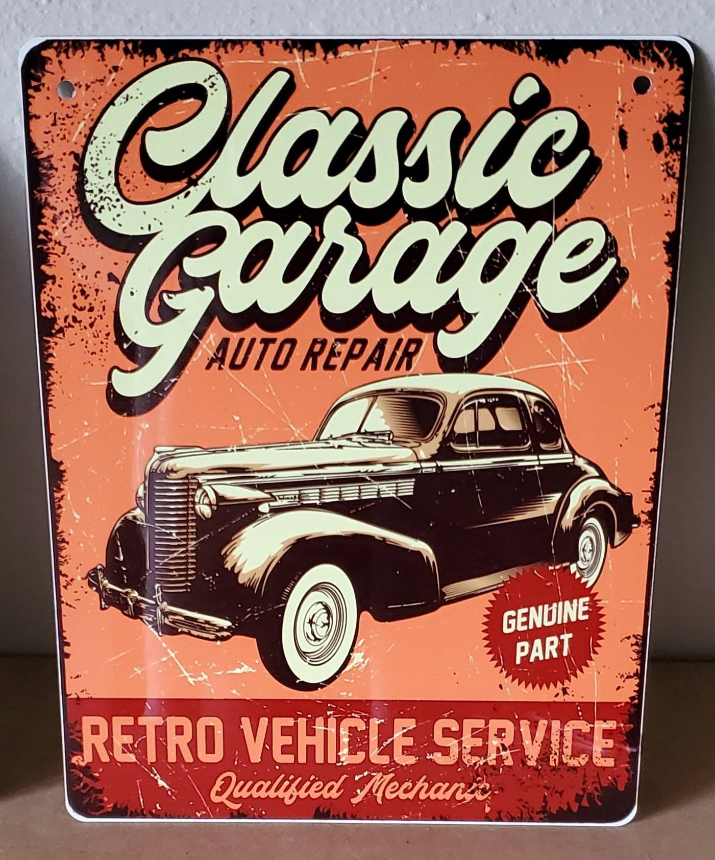 Vintage Car Garage Signs -man Cave Sign - Humorous Bar Sign - Man Cave ...