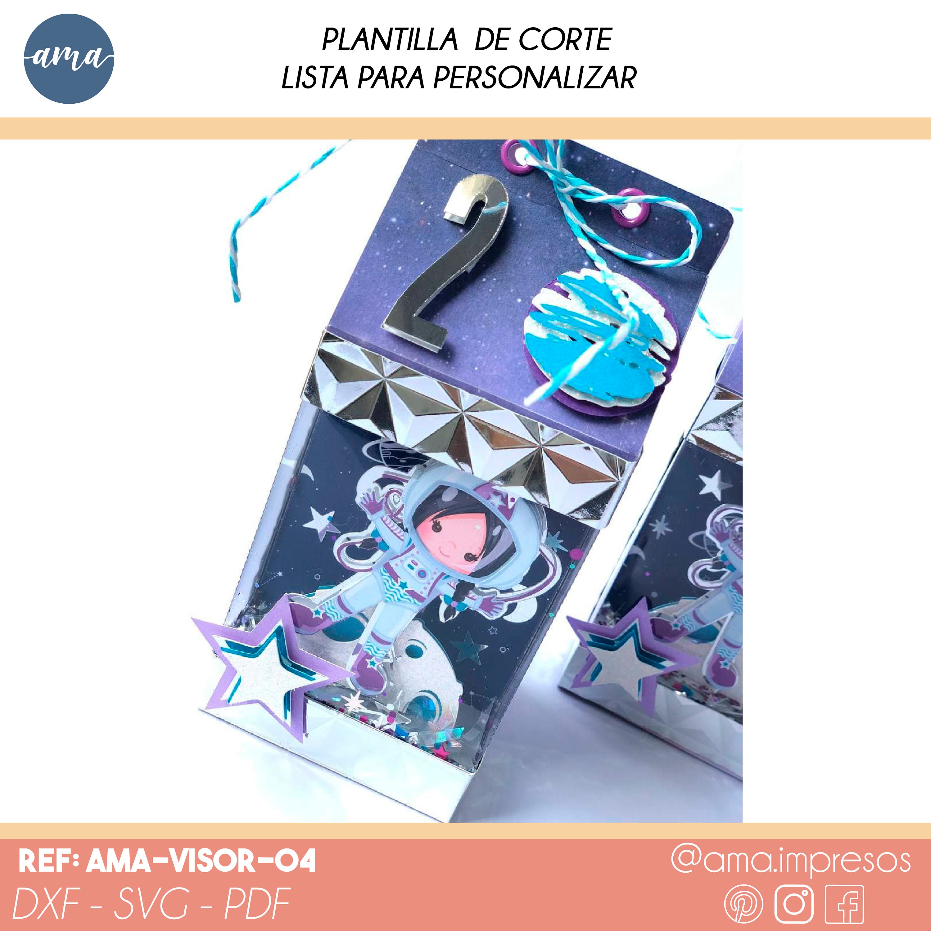 AMA Visor 04 Milk Box Shaker Milk Con Visor AMA Template - Etsy