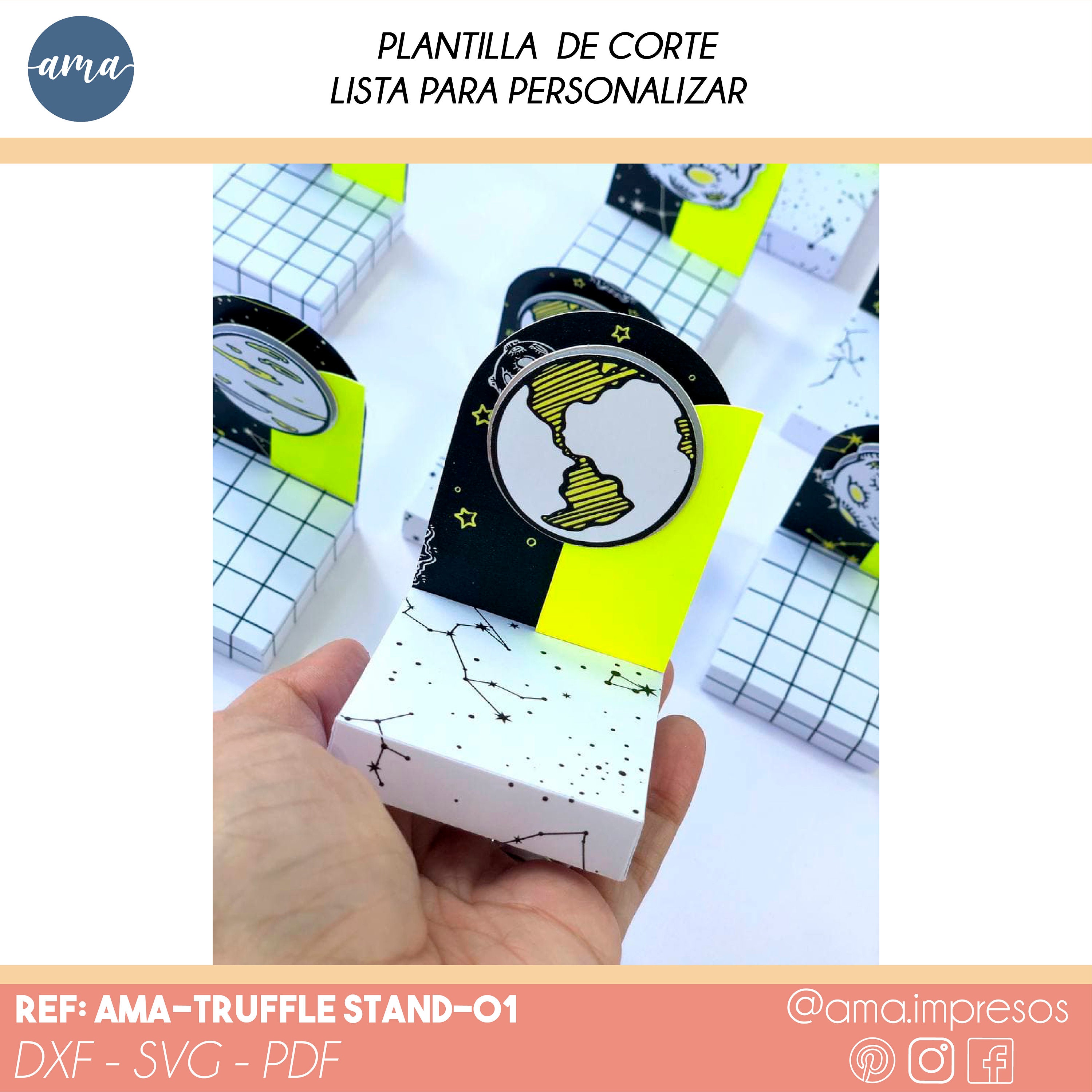 AMA Truffle Stand Truffle Holder Template Treat Holder - Etsy