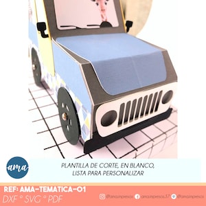AMA Theme 01, Car Box Template, Jeep Papercraft, Paper Box Template, 3D ...