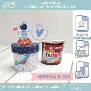 AMA Nutella Templates Combo Includes Mini Nutella 25g, Nutella and Go ...