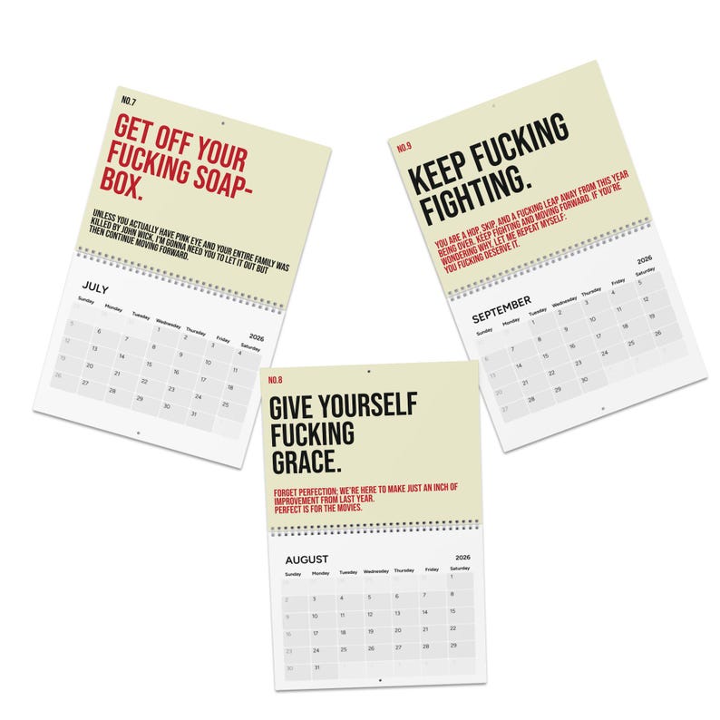 Daily Fucking Triumphs: Your Kick-ass Motivational Calendar (2026) - Etsy