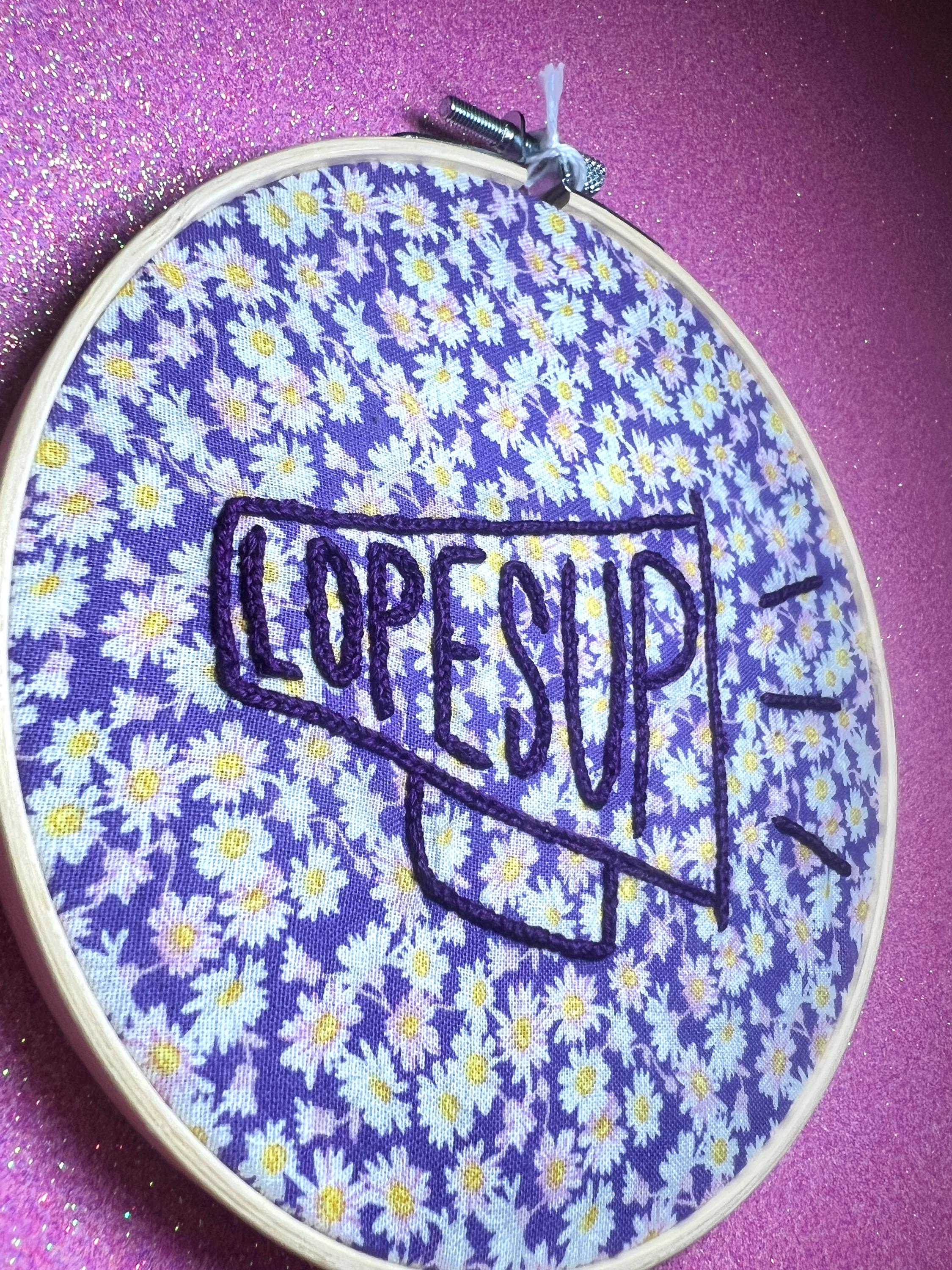Lopes up Megaphone Finished Embroidery - Grand Canyon University GCU - Etsy