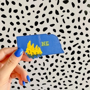 Nebraska State Outline Decal Sticker Omaha Lincoln Norfolk - Etsy