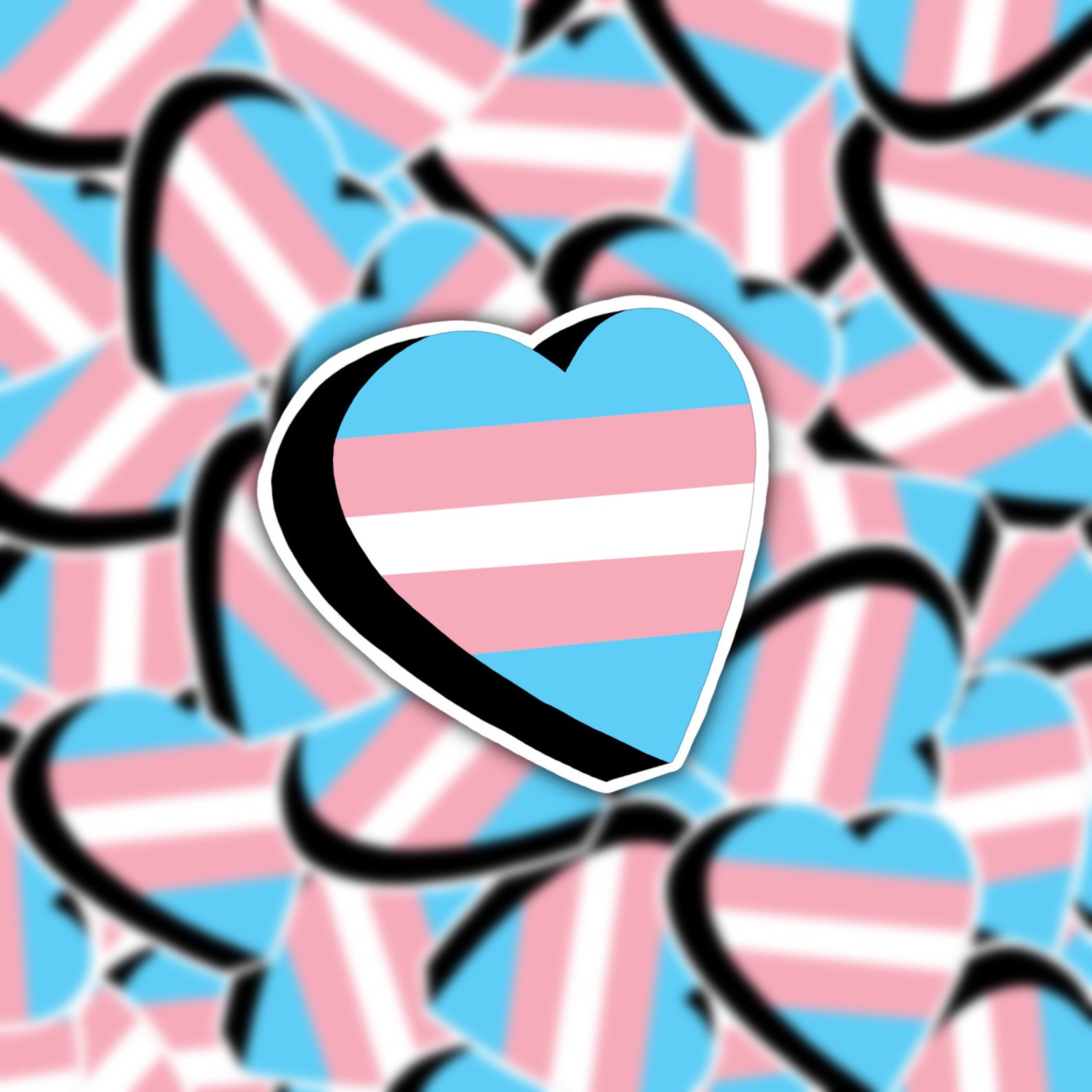 Trans Pride Waterproof Sticker Decal Laptop Lgbtq Etsy Uk