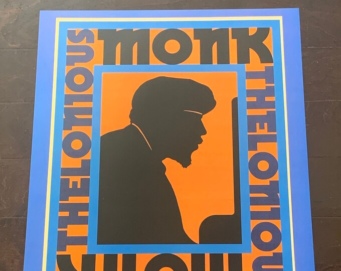 Thelonious Monk Vintage Concert Music Poster Size 18x 24 Wall Decor - Etsy