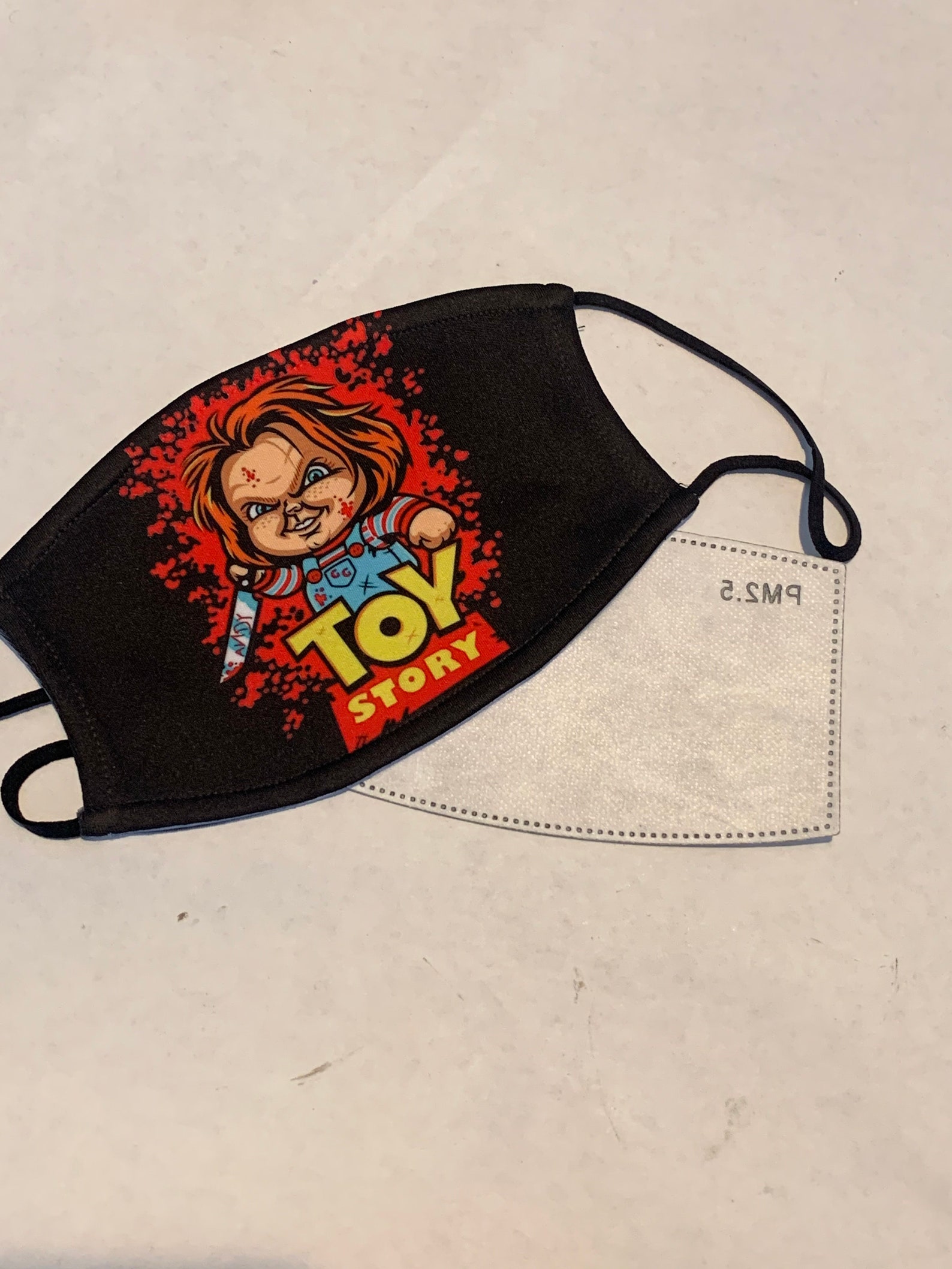 Chucky's Toy Story Halloween Face Mask With Filter - Etsy UK