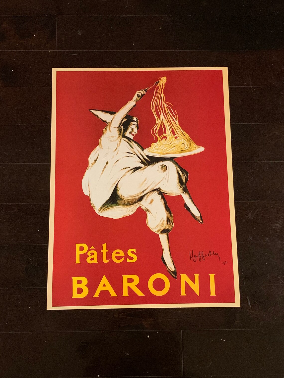 Pates Baroni by Leonetto Cappiello Vintage AD Poster 18 X 24 Wall Decor ...