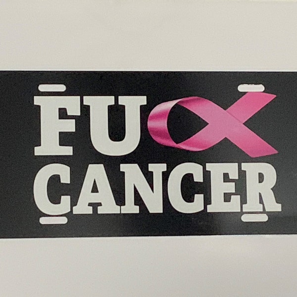 Breast Cancer License Plate - Etsy