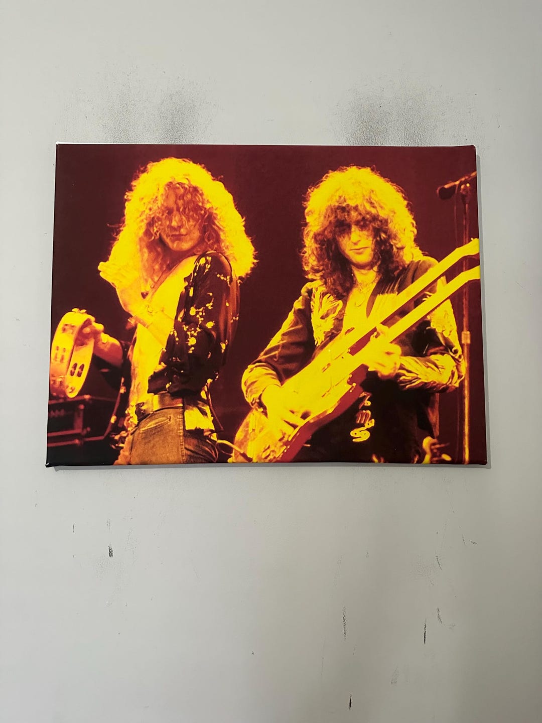 Led Zeppelin Concert Music Theme Canvas Print Wall Art 18"x24" Home ...