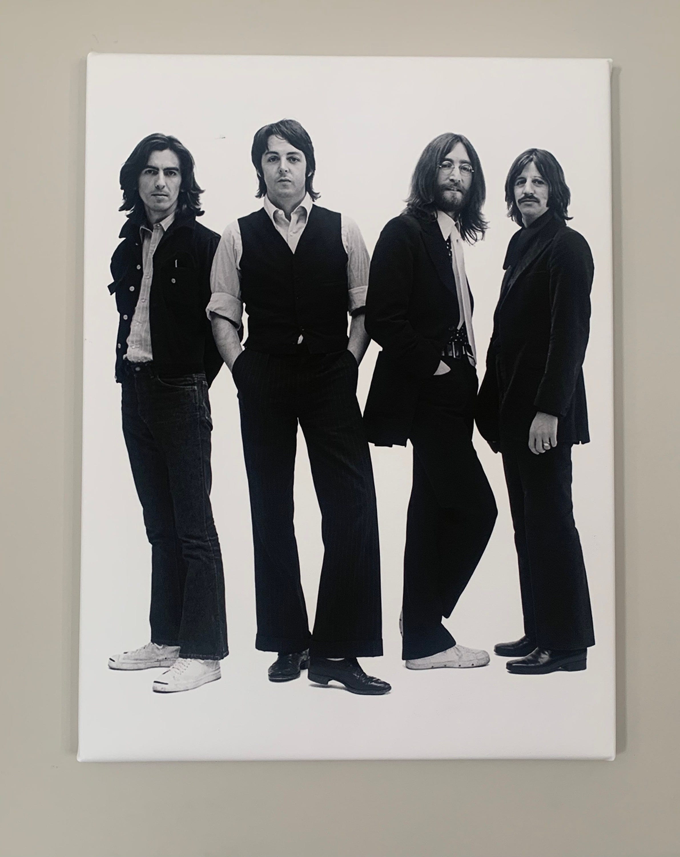 The Beatles Music Group Canvas Print Wall Art 18X24 - Etsy