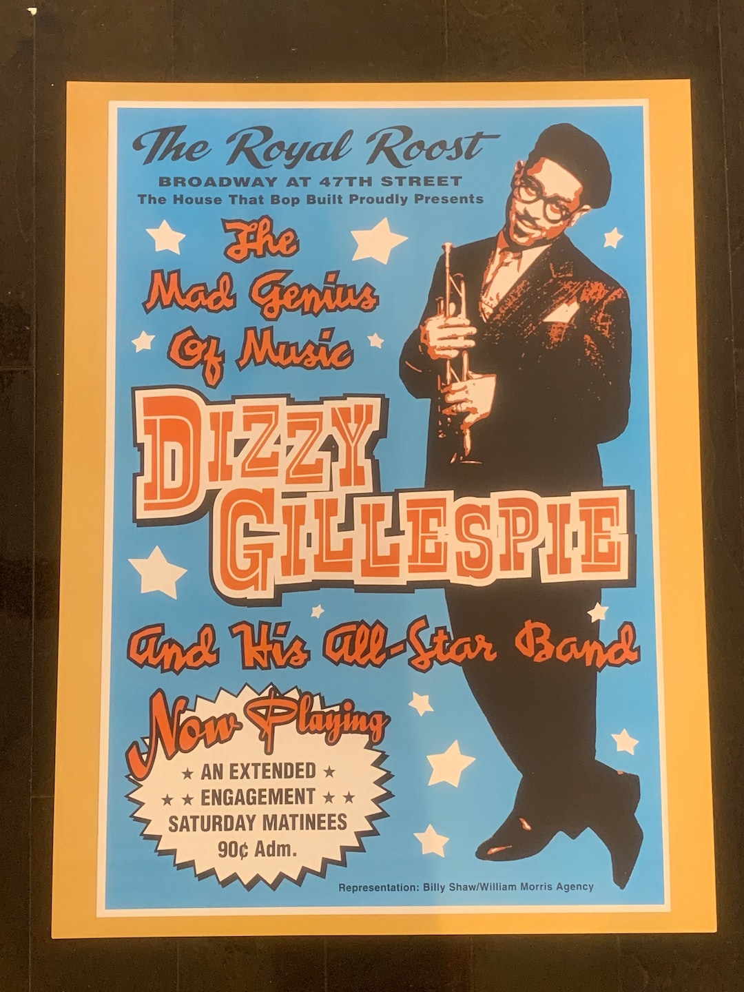 Dizzy Gillespie Vintage Concert Music Poster Size 18"x 24" - Etsy