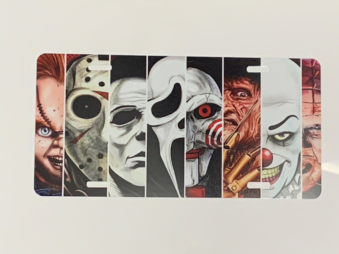 Horror Movie Characters Chucky, Jason, Freddy, IT, Saw, Scream License ...