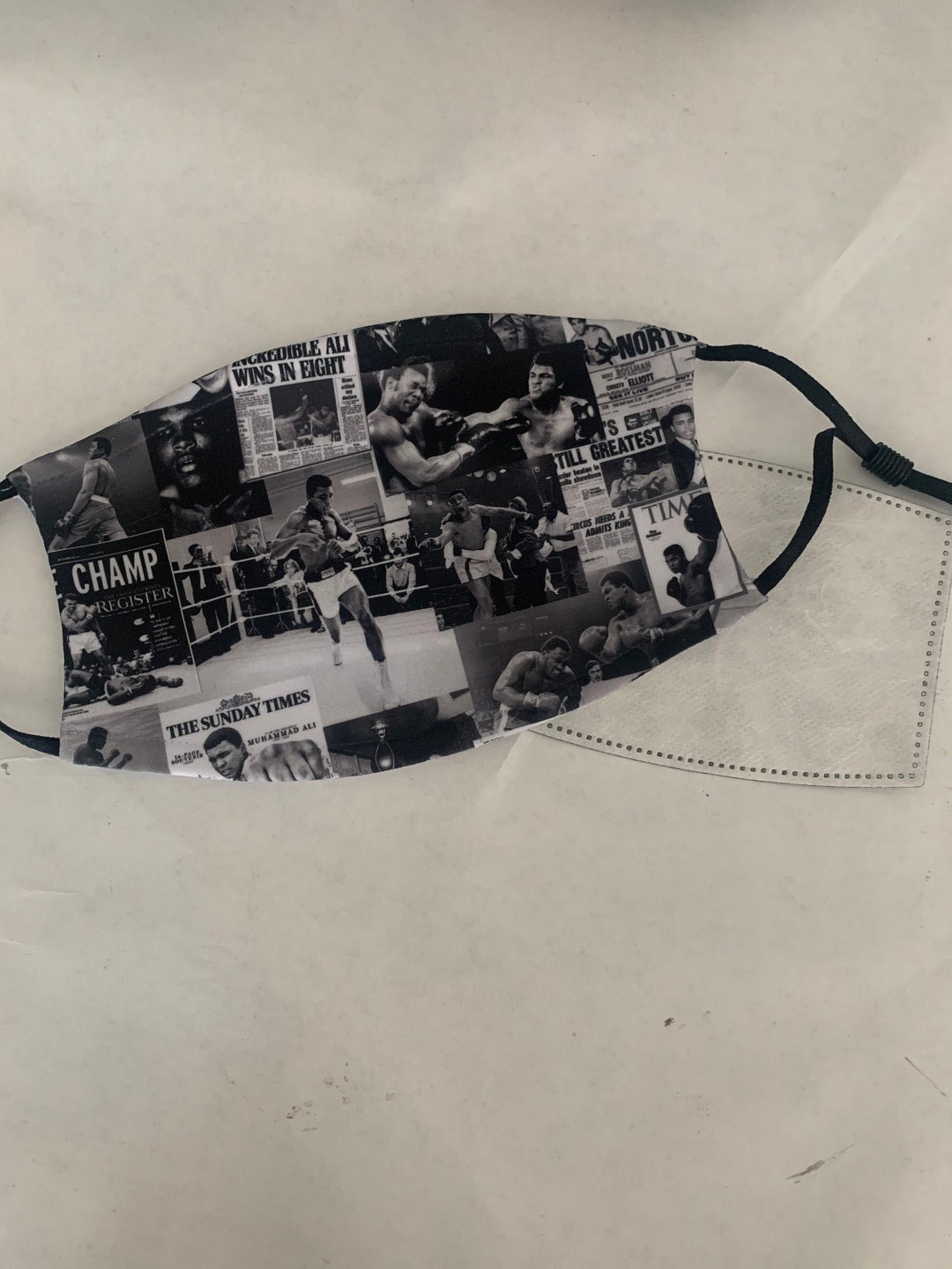Muhammad Ali Sports Boxer Face Mask With Filter - Etsy