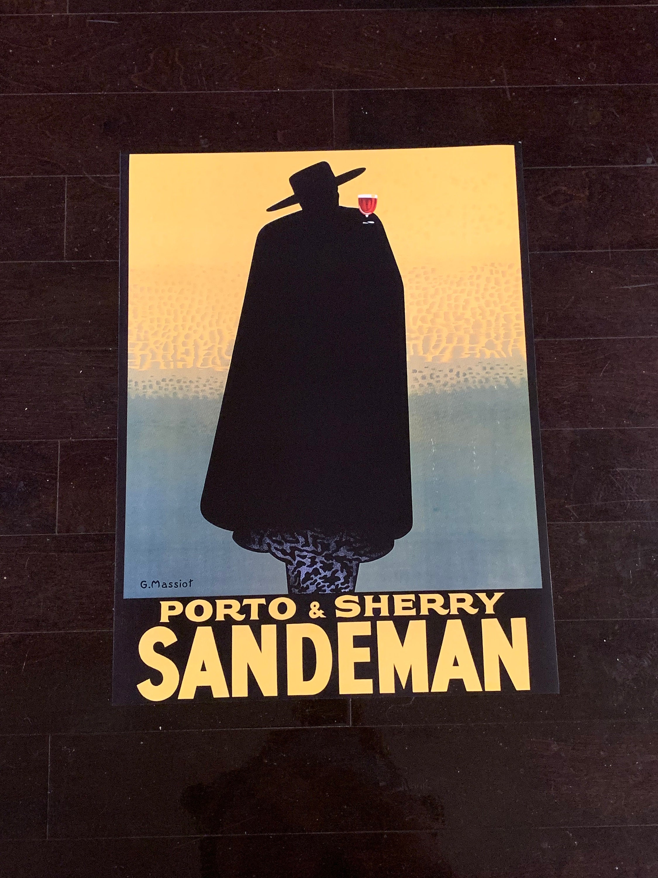 Sandeman Porto & Sherry 1790 Wine AD Vintage Poster 18"x24" Wall Art - Etsy