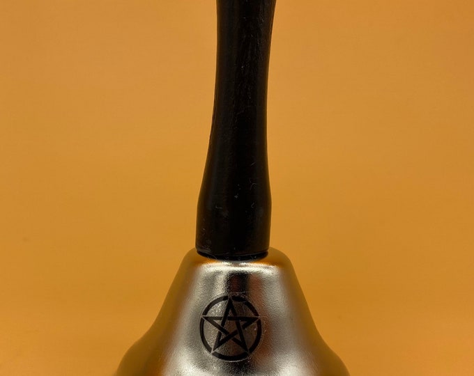 Silver Altar Bell With Wood Handle - Etsy