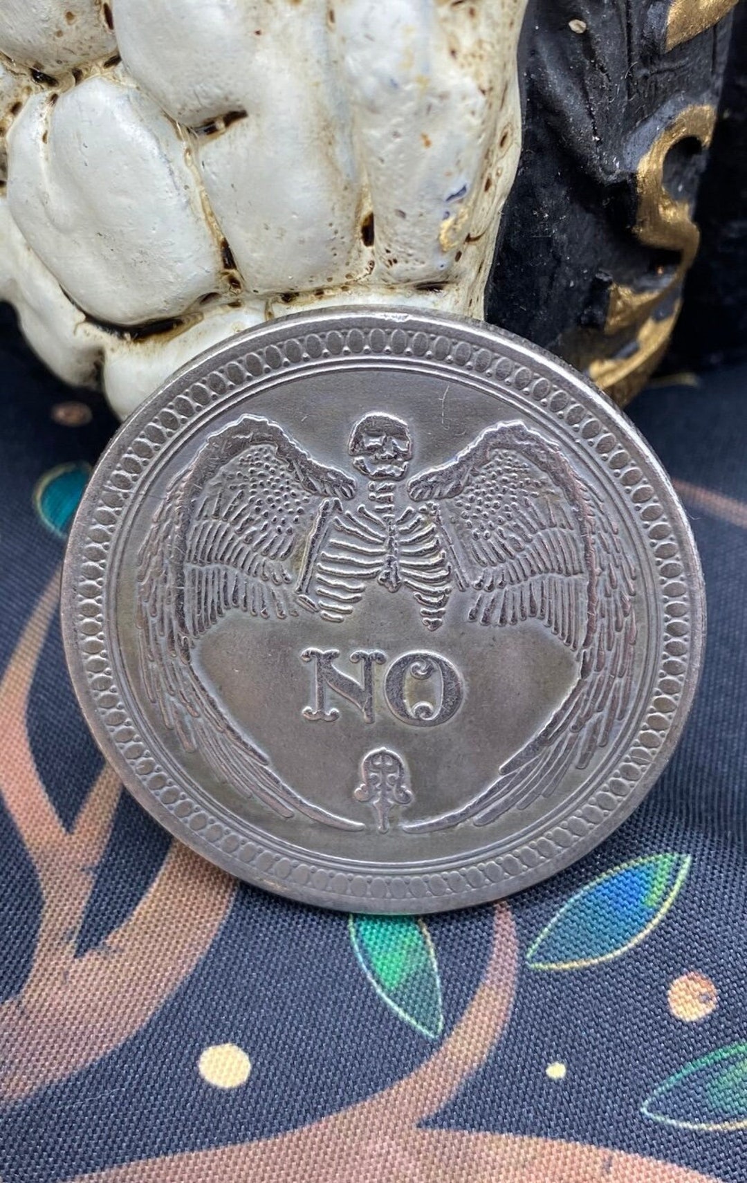 Gothic Yes or No Divination Coin - Etsy
