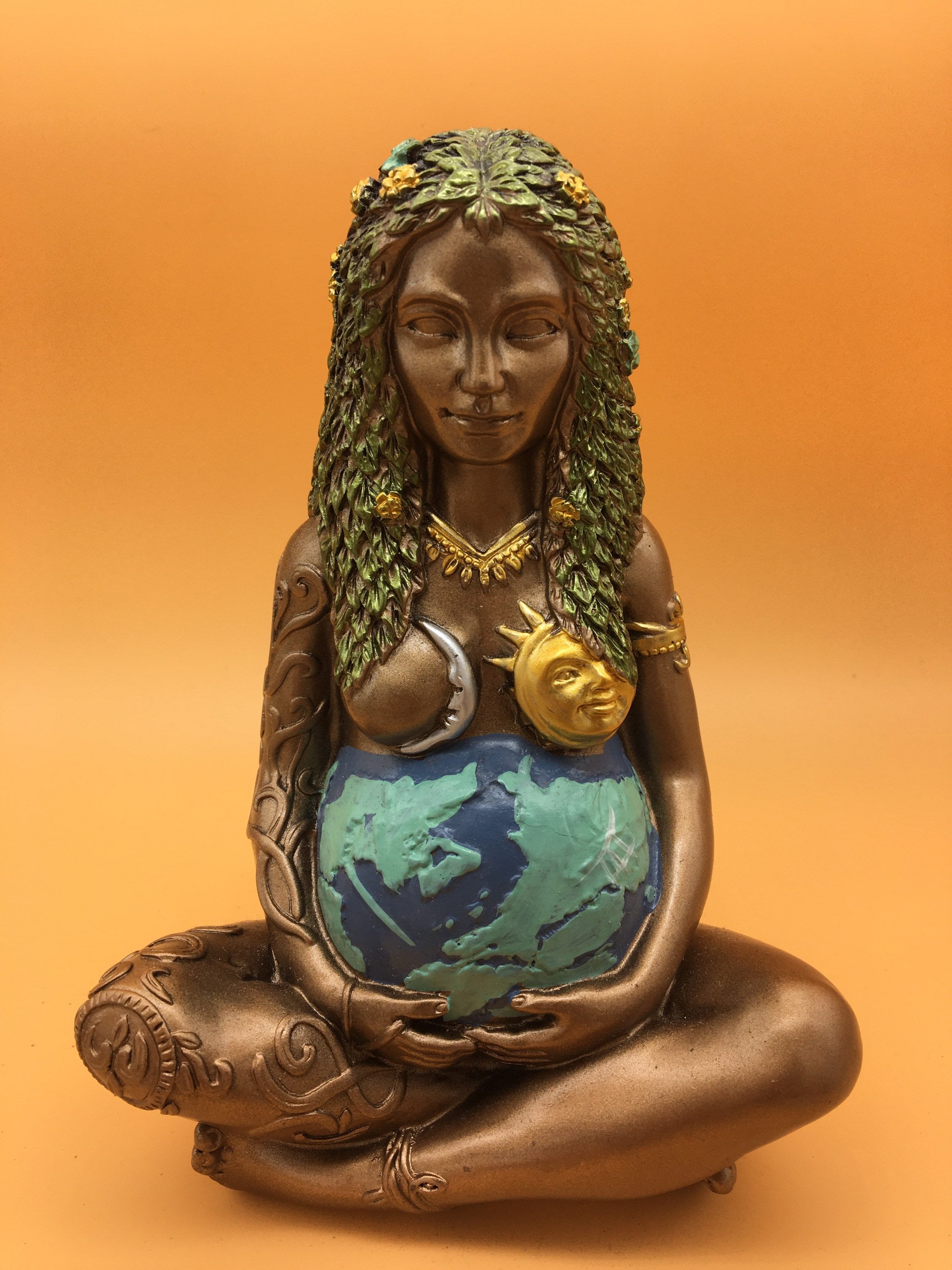 Gaia Statue Mother Earth Goddess Etsy