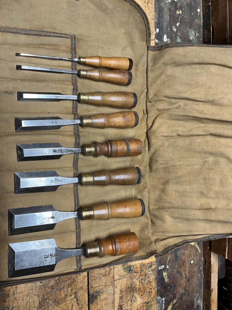Antique Buck Bro Chisel Set of 8 - Etsy