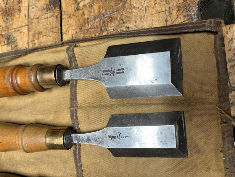 Antique Buck Bro Chisel Set of 8 - Etsy