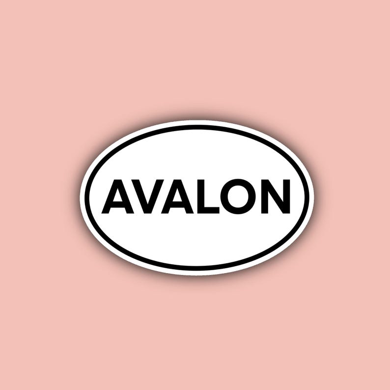 Avalon Sticker Pack - Jersey Shore Stickers - Welcome Sign - Avalon ...