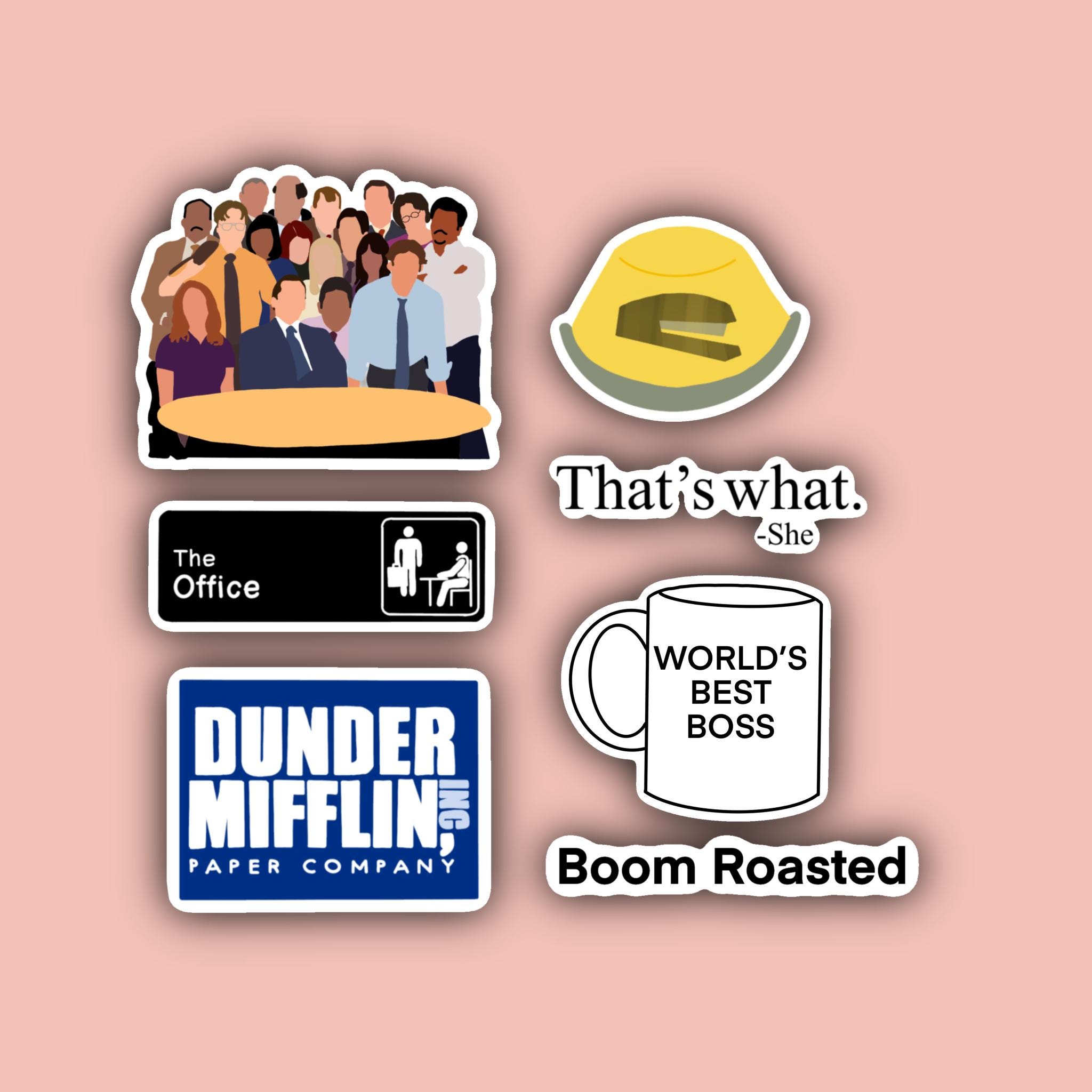The Office Sticker Pack - Waterproof Sticker - Etsy