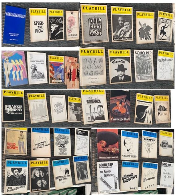 Vintage Broadway Playbills