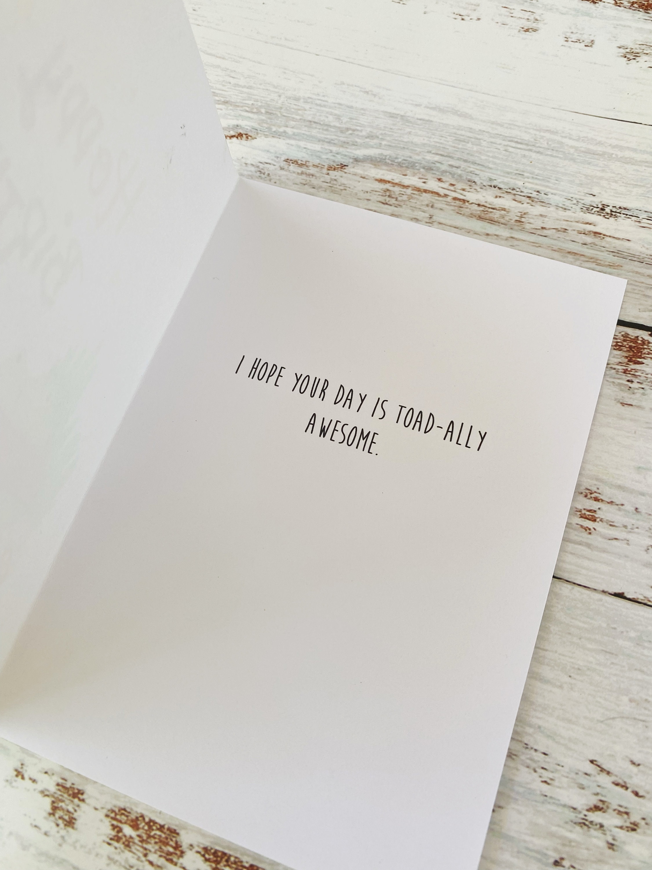 Frog Happy Birthday Card , Cute Happy Birthday Card, Hippie Birthday ...