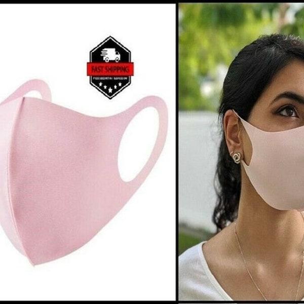 Pink Face Mask - Etsy
