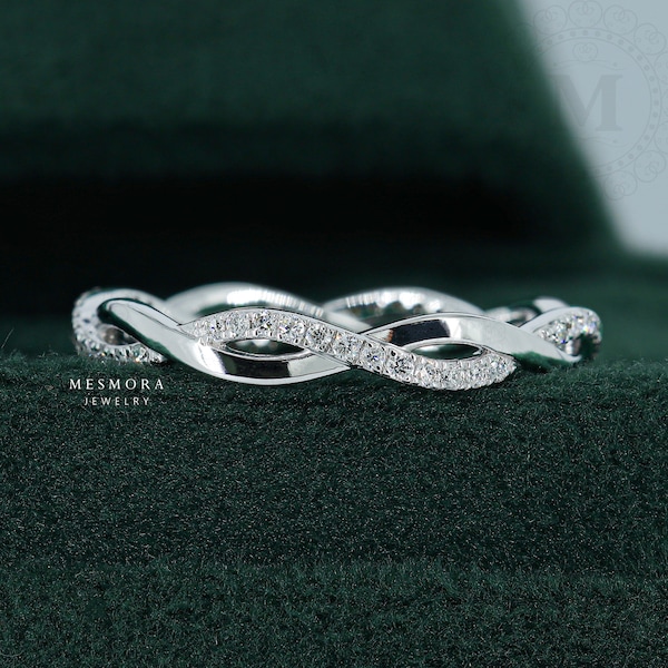 Twisted Wedding Band - Etsy
