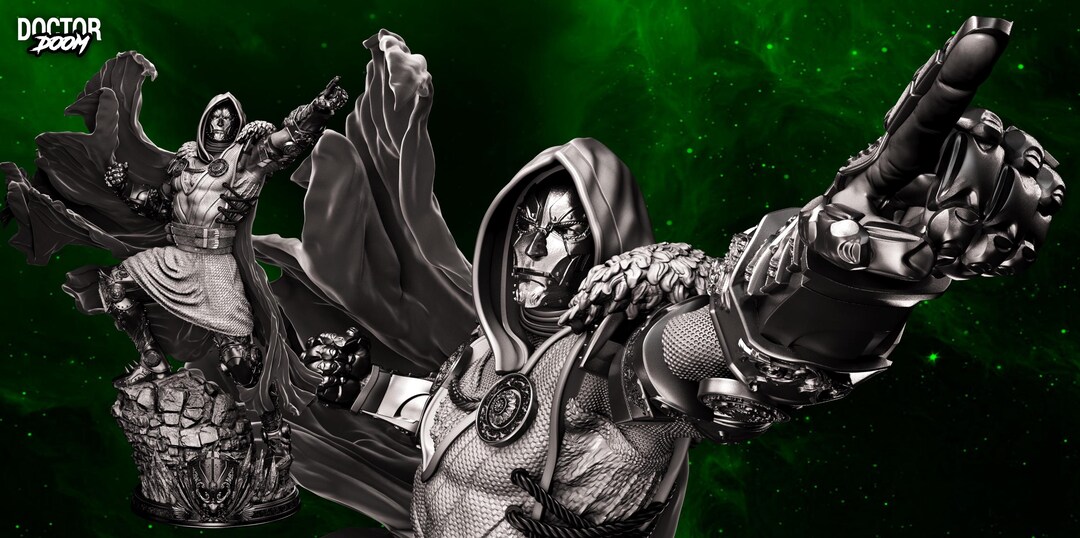 Dr. Doom Statue 402mm - Digital Stl Files - Etsy