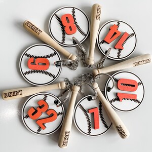 Baseball Swag Baseball Keychain Team Gifts Bag Tags Stocking Stuffer ...