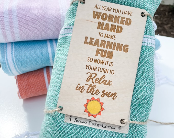 Teacher Gift End of School Year Summer Gift Idea Teacher Appreciation ...