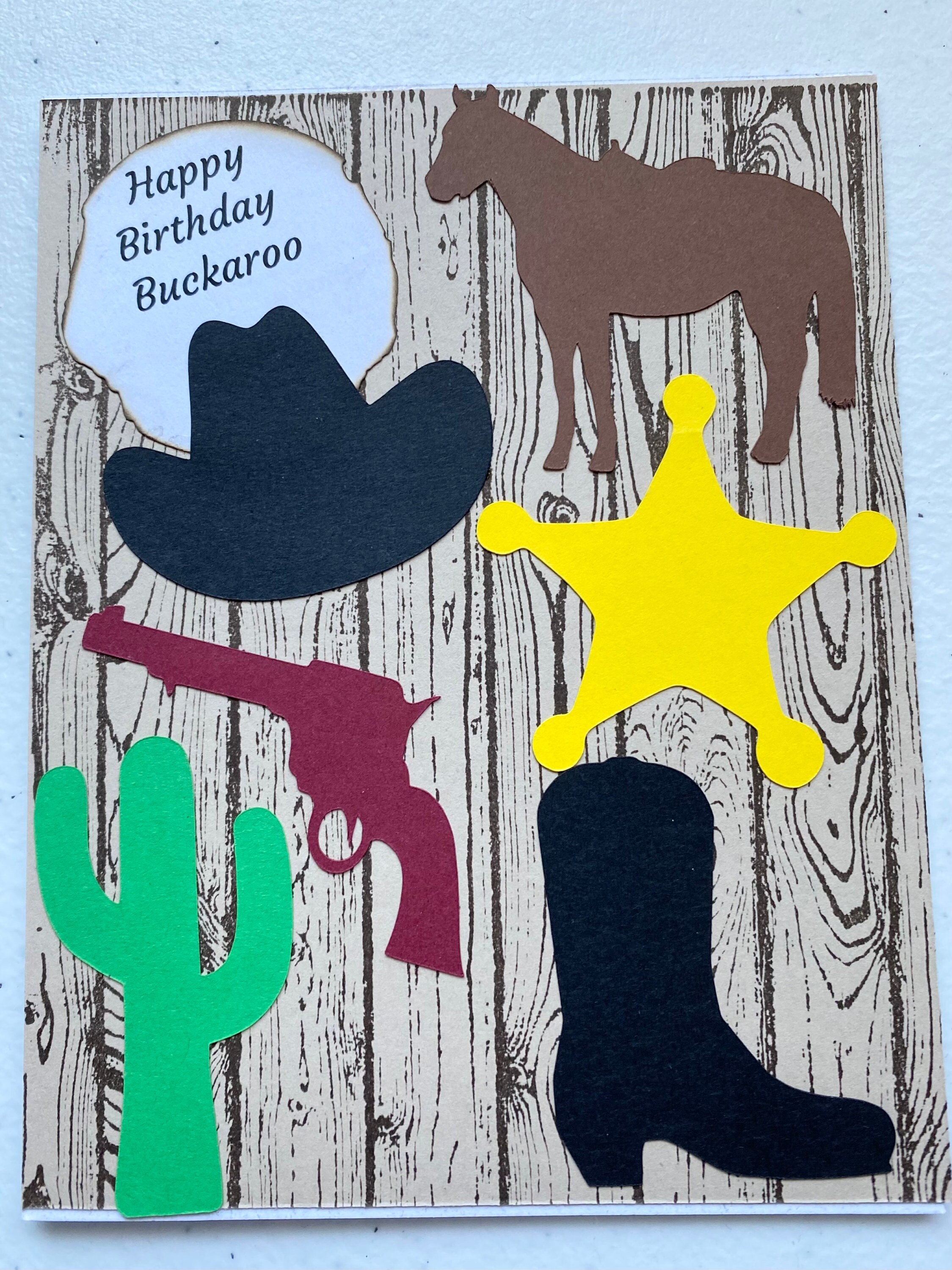 Western Theme Birthday Cards
