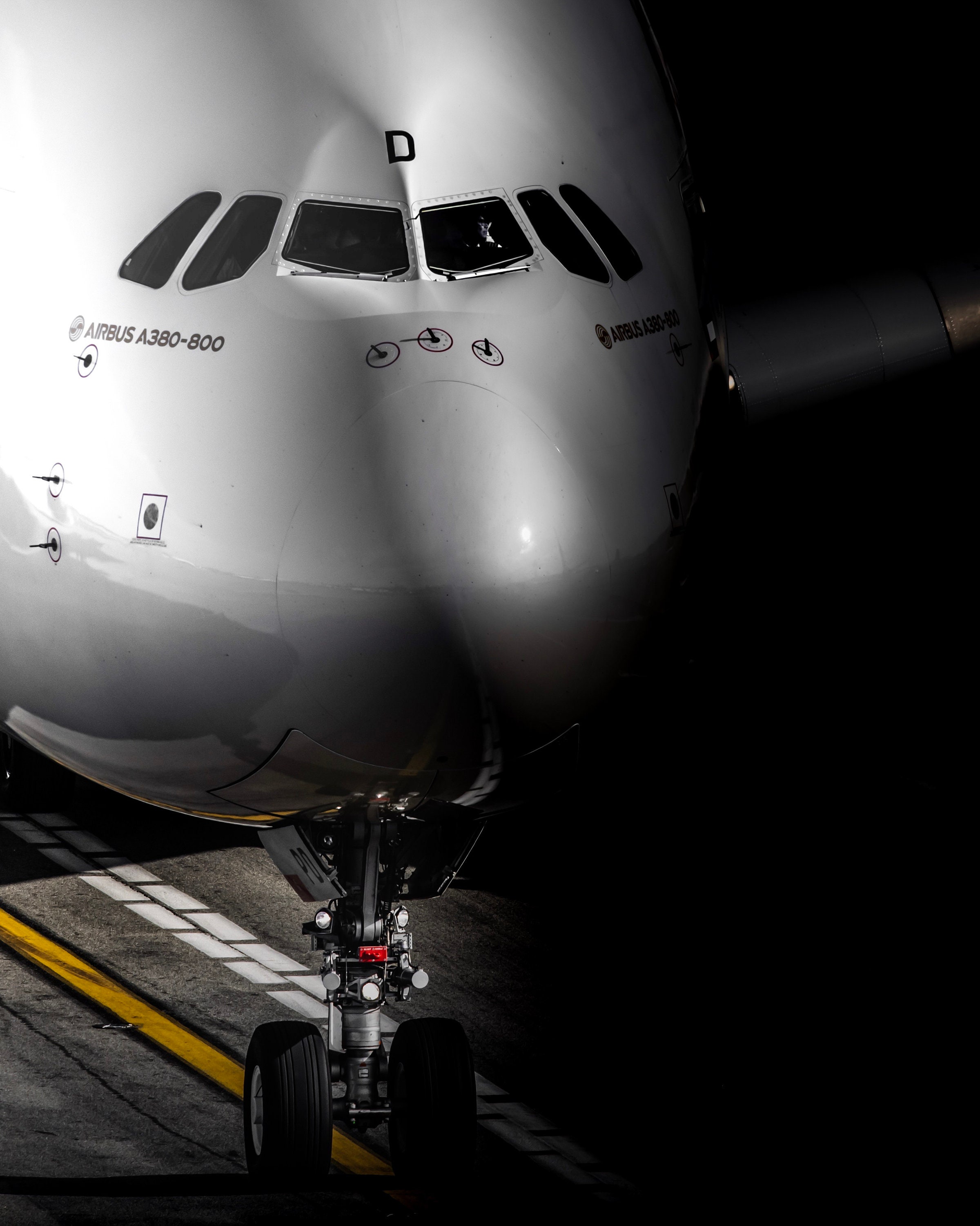 Airbus A380 Dark Print - Etsy