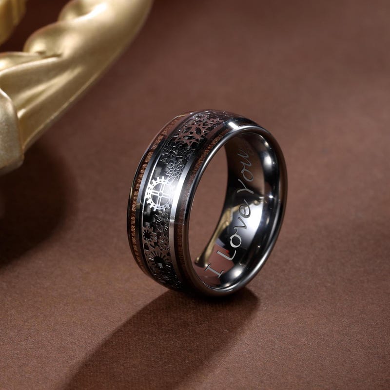 Wood Wedding Band - Etsy