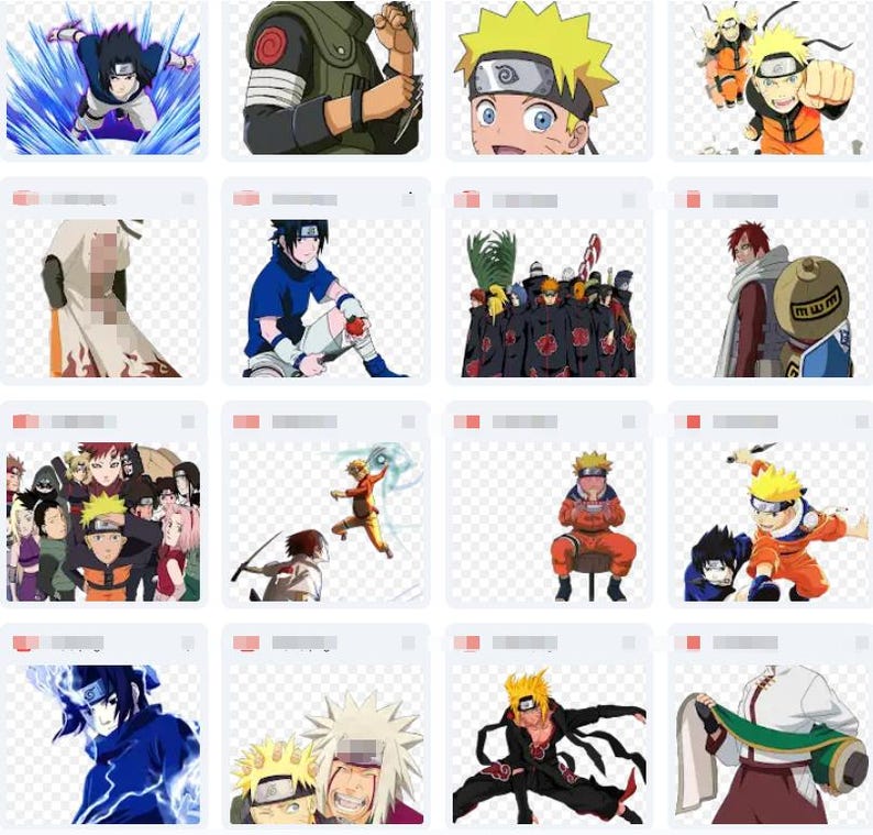 184 Naruto PNG Images, Uzumaki Naruto, Character Clipart, Digital Files ...