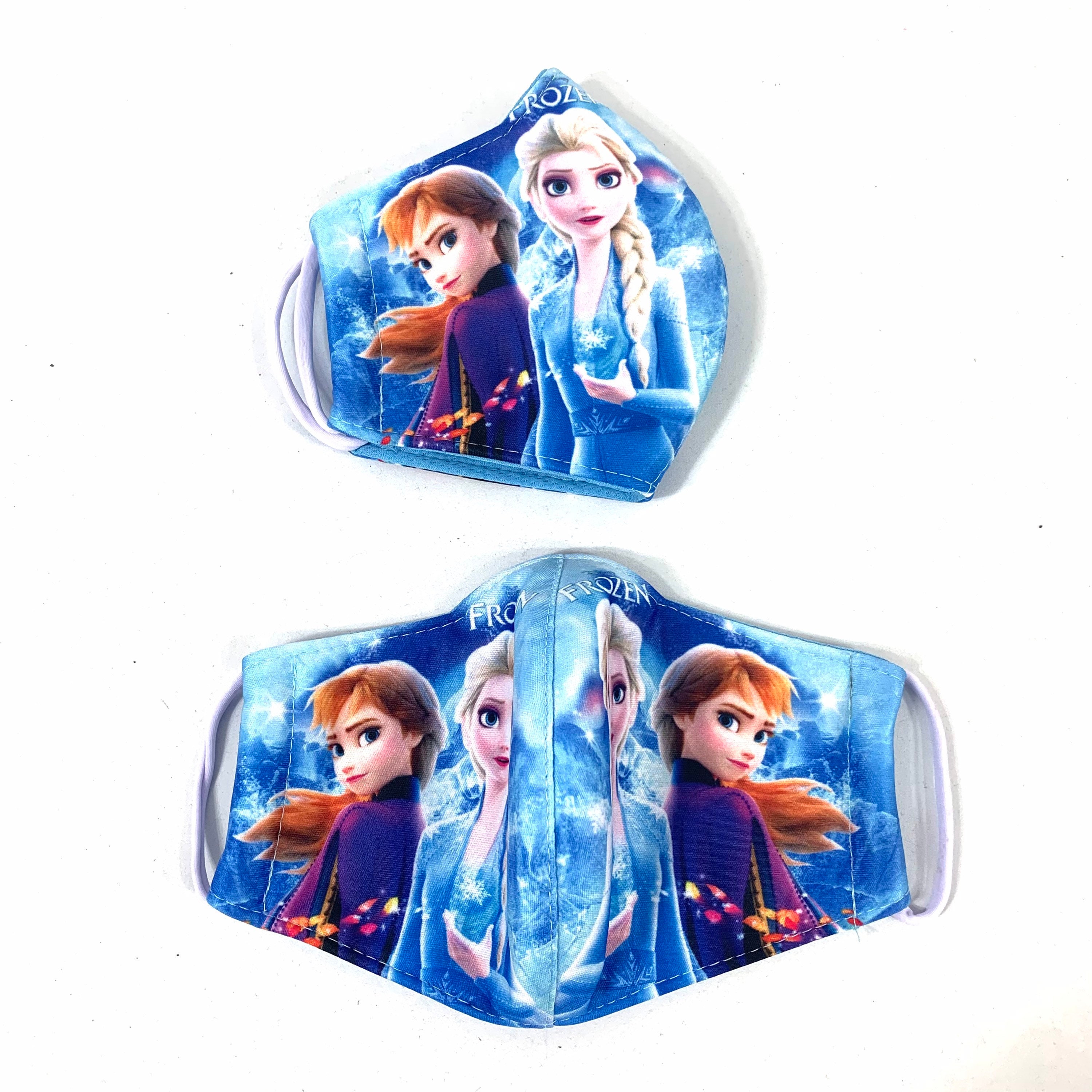 2 Pack Character Patterns Cloth Face Masks for KIDS From 4 to - Etsy