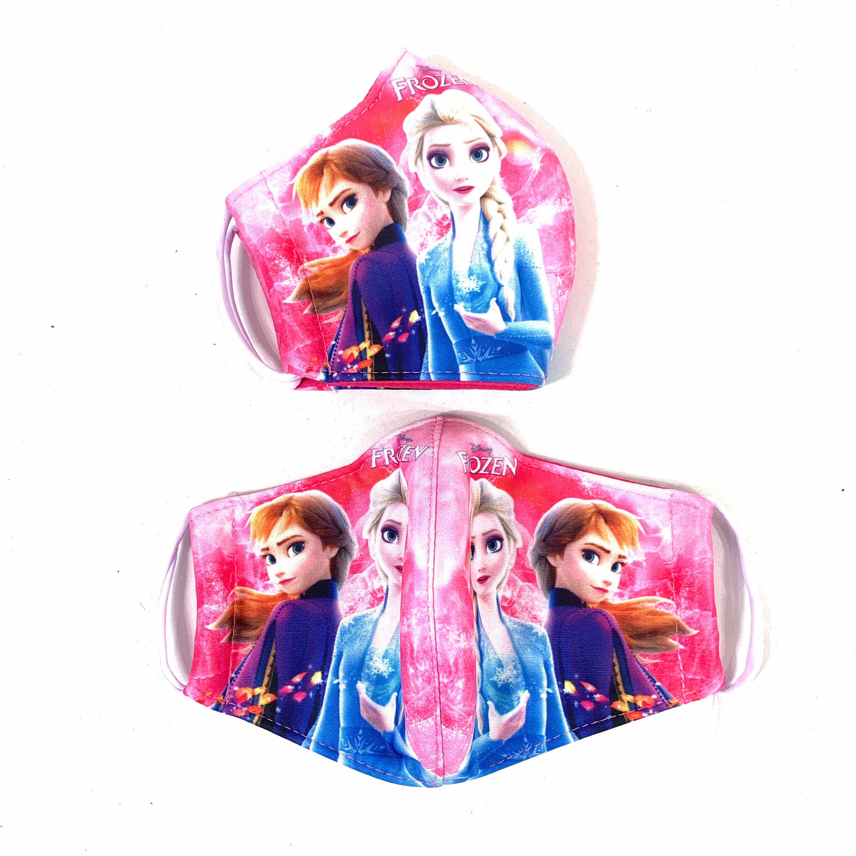 2 Pack Character Patterns Cloth Face Masks for KIDS From 4 to - Etsy