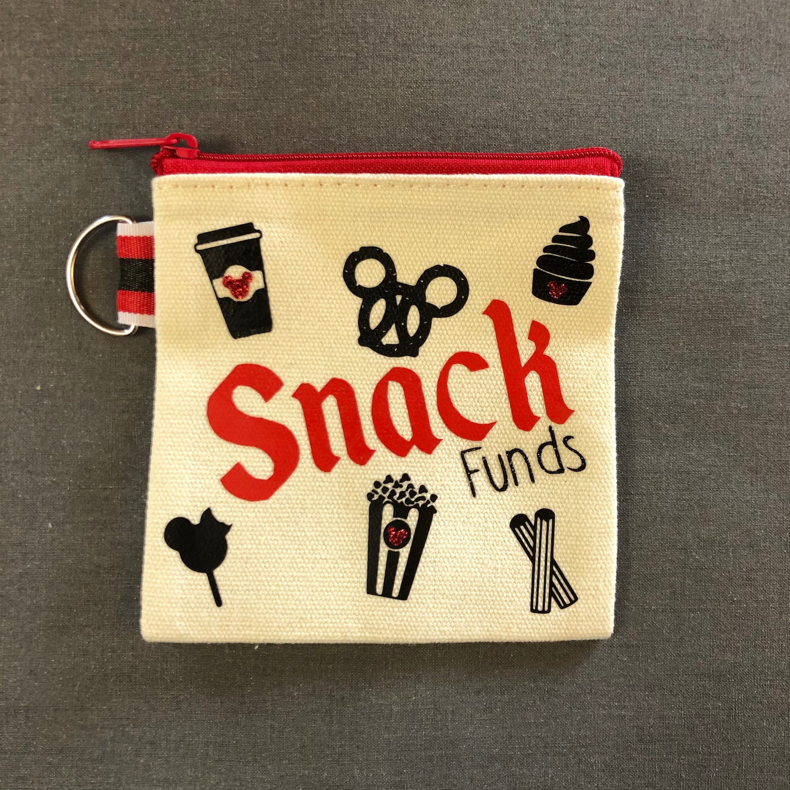 Snack Funds Coin Purse Pouch Disney - Etsy